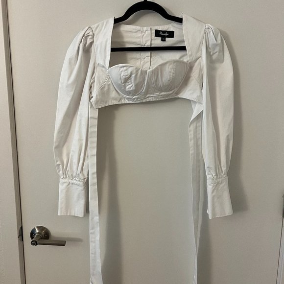 Hanifa | Tops | Hanifa Kayla Cropped Bustier Top | Poshmark